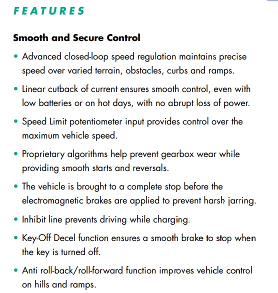 Curtis 1210-2401 24V 70A Permanent Magnet Motor Controller Mobility ...