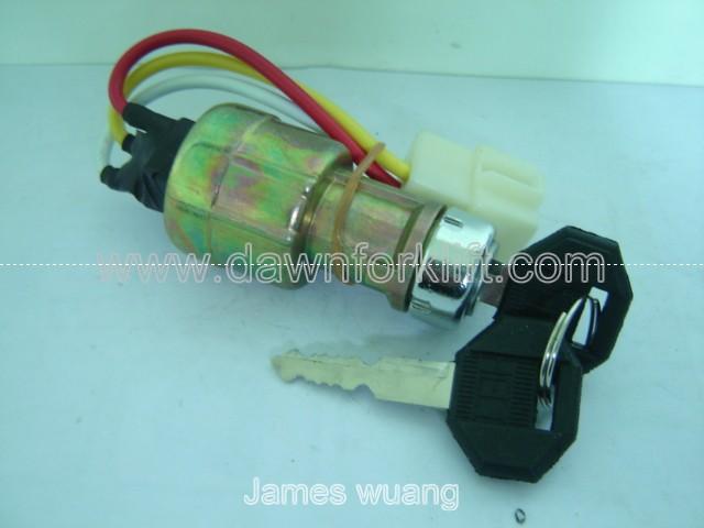 Forklift Key Switch 3 Wire 3 Position Metal Ignition Switch/Key Switch ...
