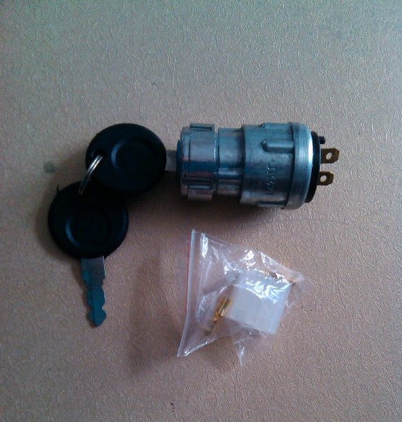 Forklift Key Switch 2 Terminals 2 Position Cast Aluminum Ignition ...