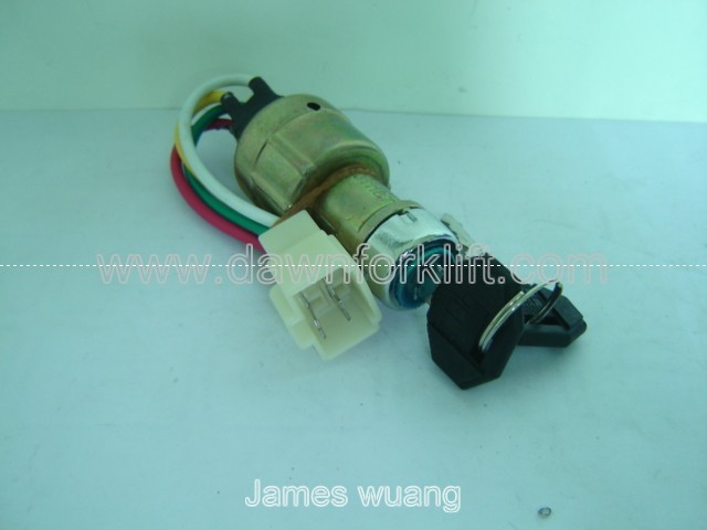 Forklift Key Switch 4 Wire 3 Position Metal Ignition Switch/Key Switch ...