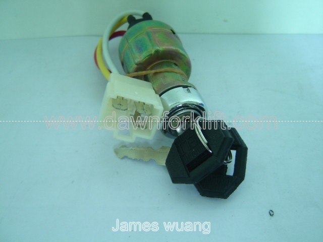 Forklift Key Switch 3 Wire 3 Position Metal Ignition Switch/Key Switch ...
