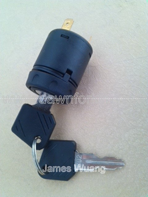 Linde Forklift Key Switch 3 Wire 3 Position Metal Ignition Switch/Key ...