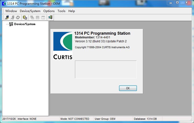 Curtis 1314 4401/4402 OEM Level PC Programming Station Software ...
